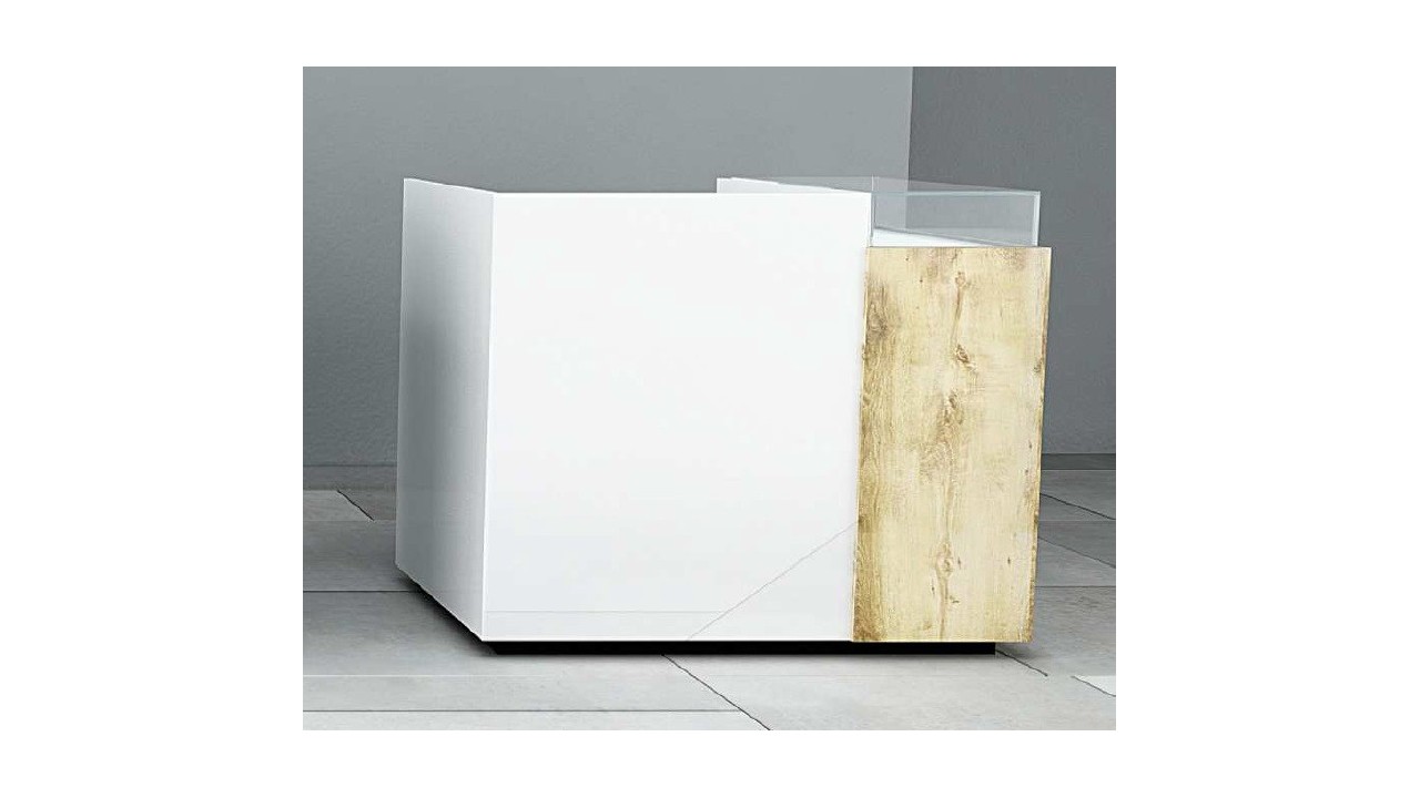 Comptoir Design, Personnalisable et Fonctionnel avec vitrine.