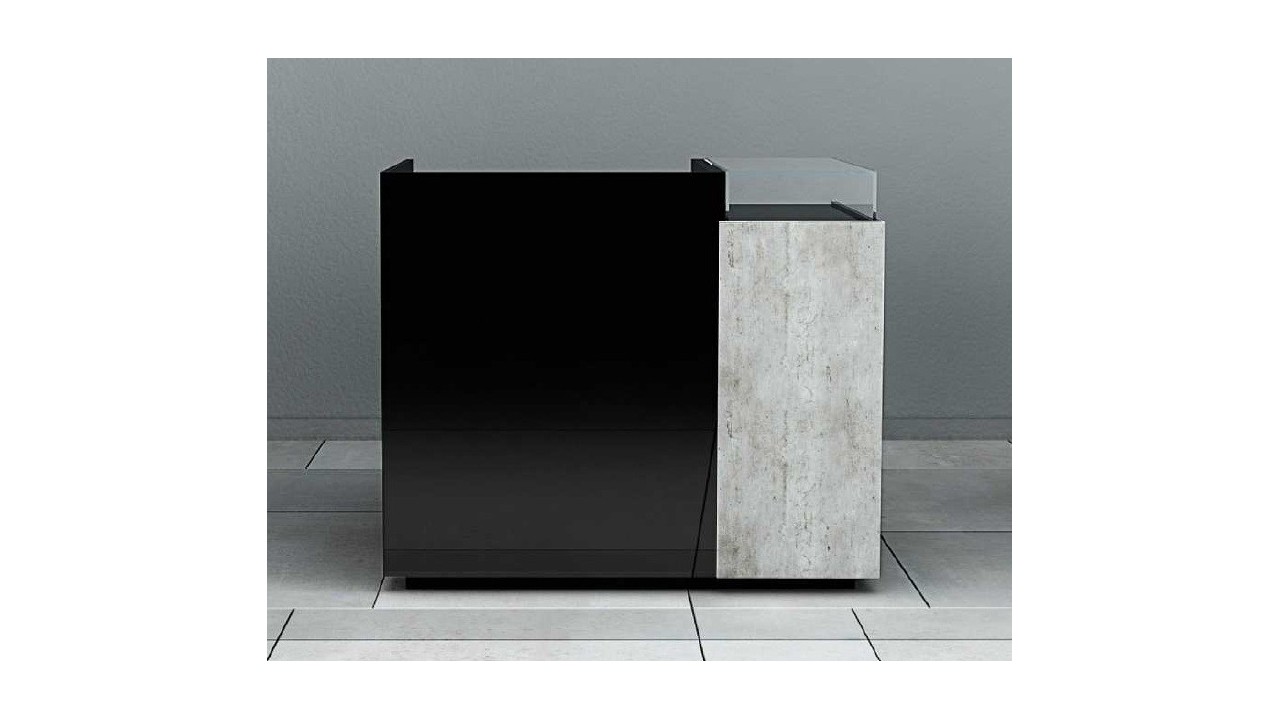 Comptoir Design, Personnalisable et Fonctionnel avec vitrine.