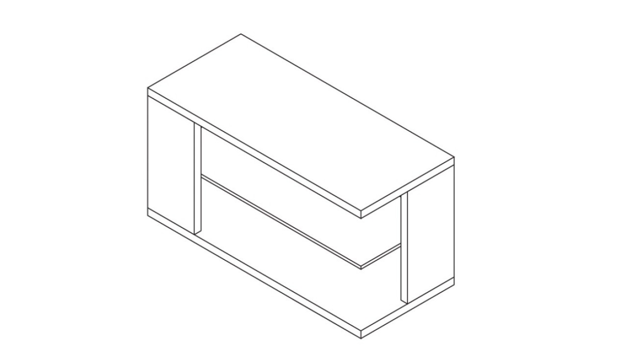 Table de présentation et d'exposition 3 niveaux agencement magasin