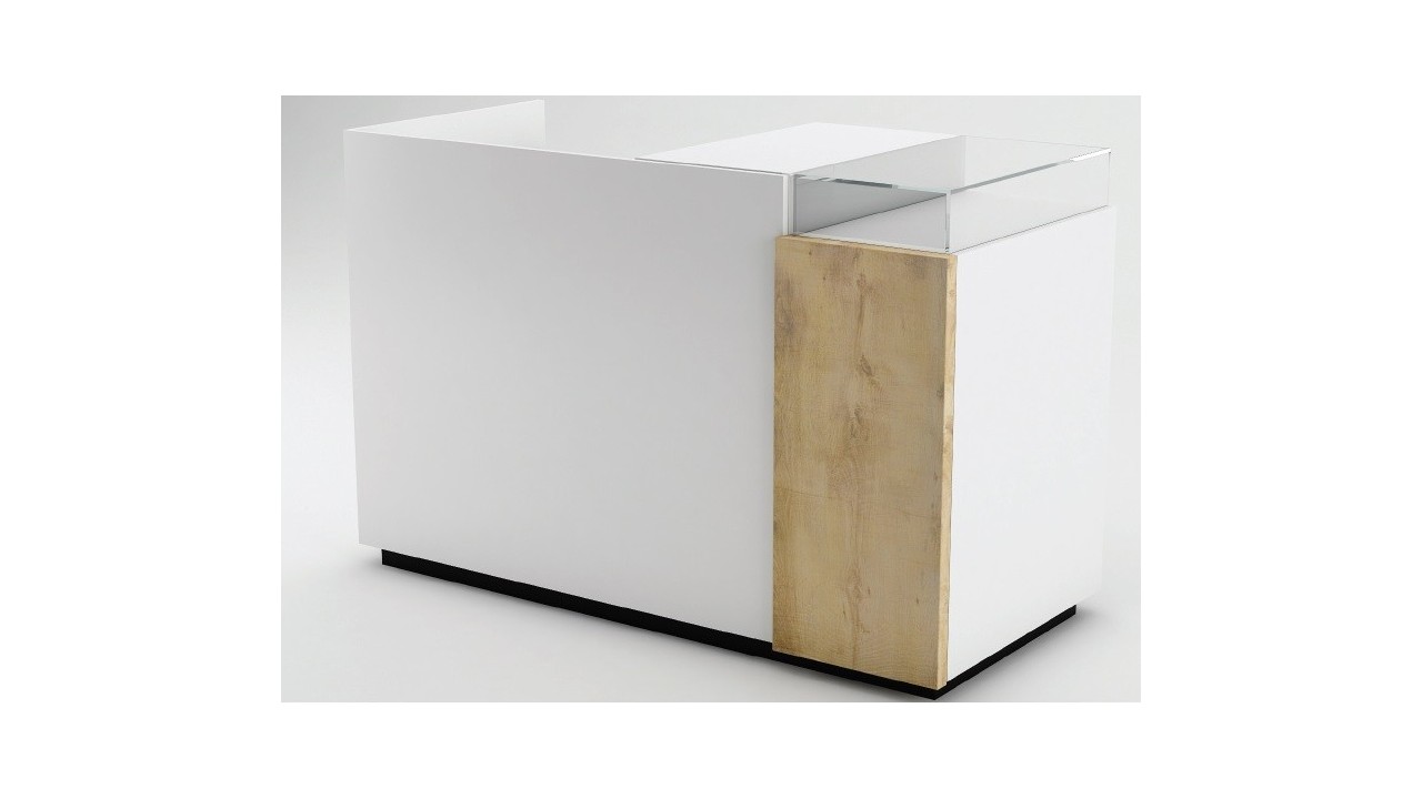 Comptoir Caisse avec vitrine entierement personnalisable