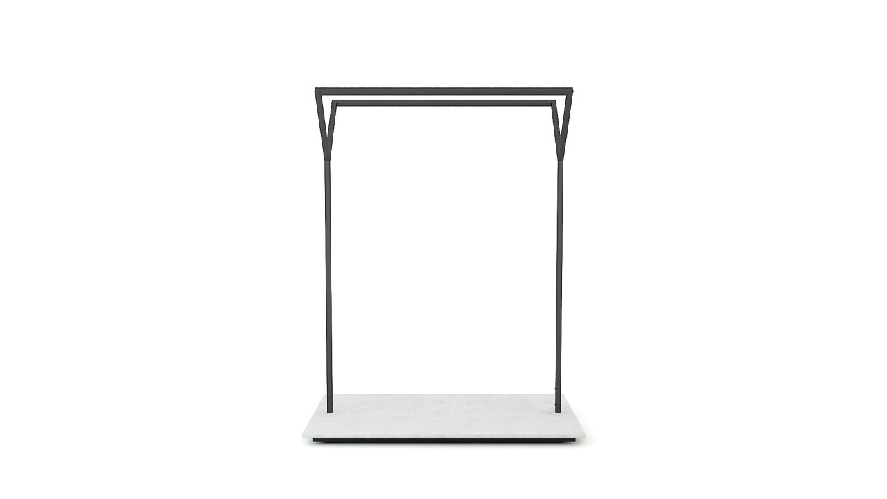 Portant Double Design et Performant - Agencement de magasin optimisé