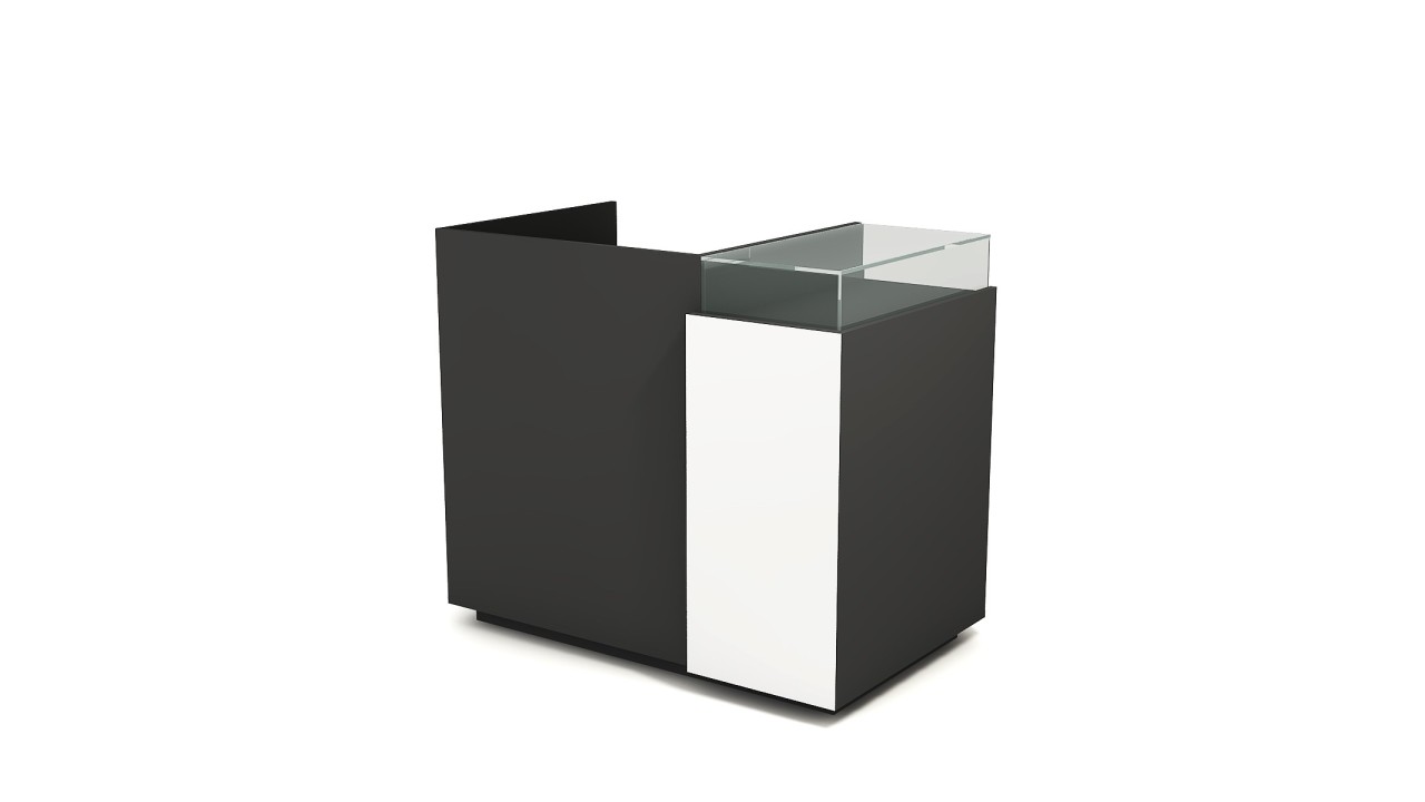 Comptoir Design, Personnalisable et Fonctionnel avec vitrine.