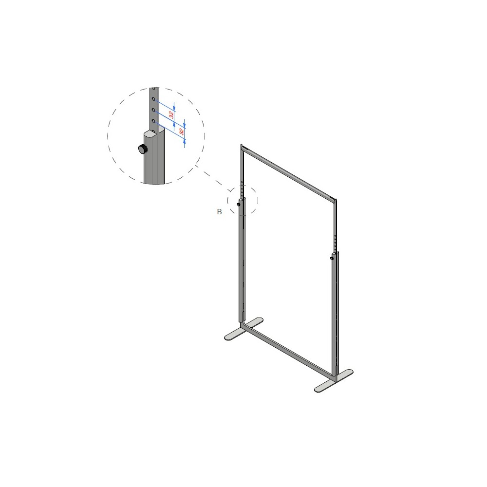 Portant professionnel bois & métal – Réglable, personnalisable, design ...