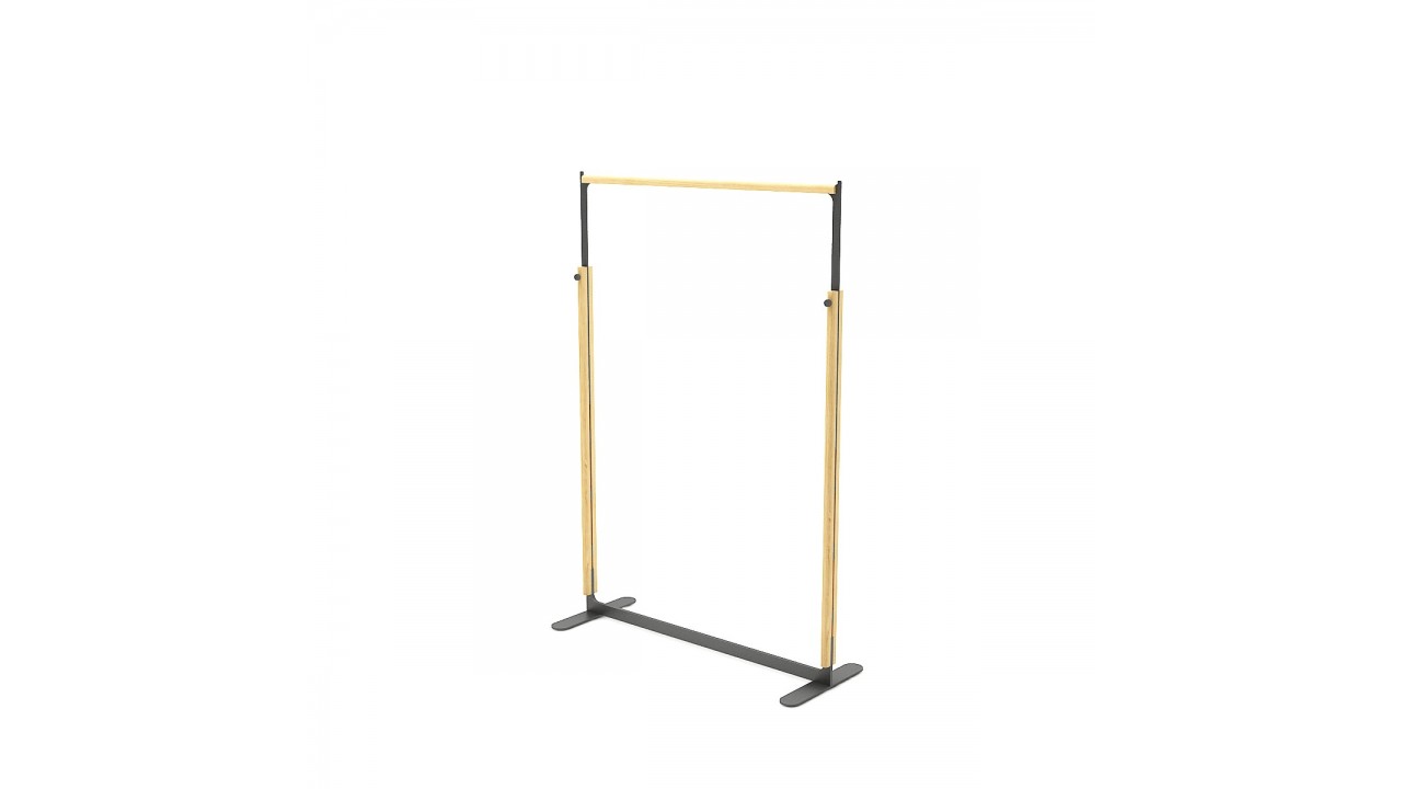 Portant professionnel bois & métal – Réglable, personnalisable, design ...